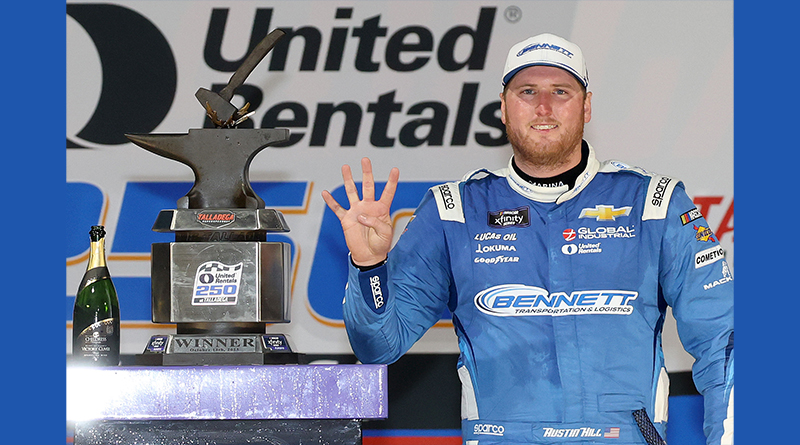 Superspeedway ace Austin Hill completes Talladega season sweep